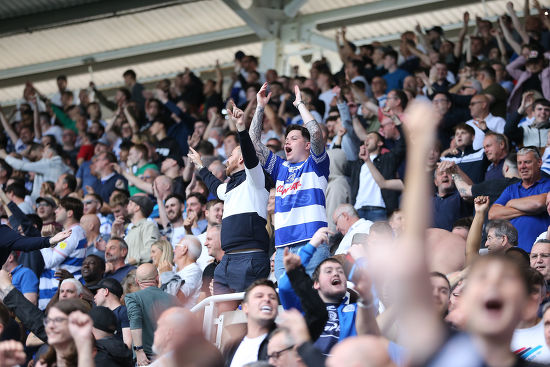 Qpr Fans Celebrate After Equalizing Goal Editorial Stock Photo - Stock ...