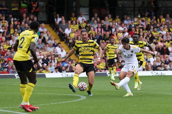 Francisco Trincao Wolves Shoots Goal Editorial Stock Photo - Stock ...