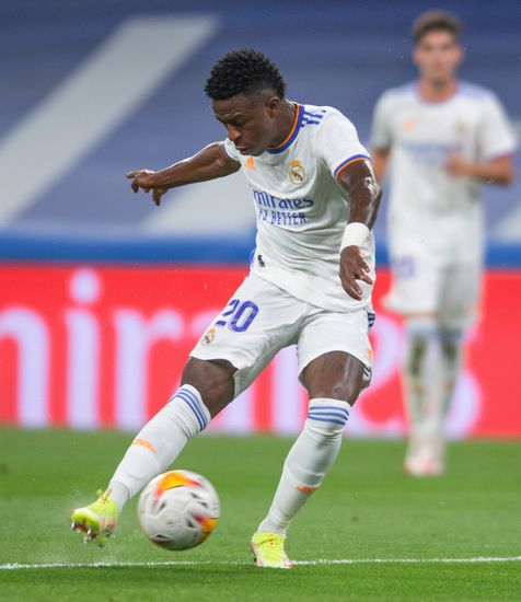 Vinicius Shots On Target During First Editorial Stock Photo - Stock ...