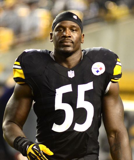 Pittsburgh Steelers Outside Linebacker Arthur Moats Editorial Stock ...