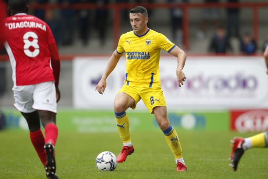 Portrait Afc Wimbledon Midfielder Anthony Hartigan Editorial Stock ...