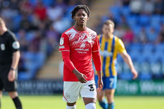 Crewe Alexandra Forward Jneil Bennett 37 Editorial Stock Photo - Stock ...