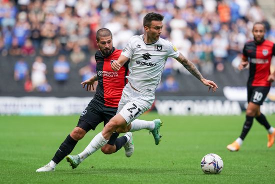 Milton Keynes Dons Defender Daniel Harvie Editorial Stock Photo - Stock ...