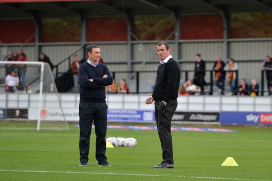 Derek Adams Gary Bowyer During Efl Editorial Stock Photo - Stock Image ...