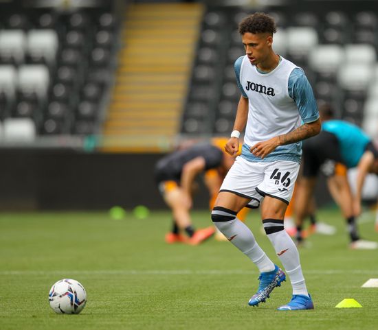 Rhys Williams Swansea City During Warm Editorial Stock Photo - Stock ...
