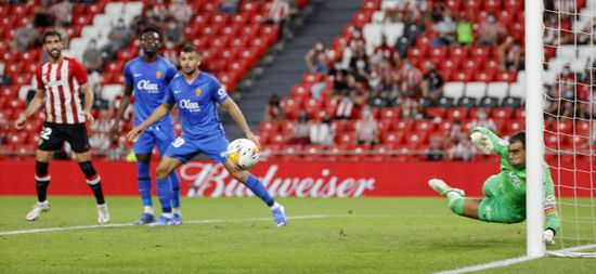 Mallorcas Goalkeeper Manolo Reina R Action Editorial Stock Photo ...