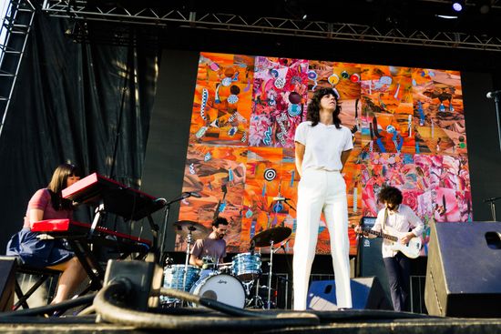 Eleanor Friedberger Performing Fiery Furnaces Pitchfork Editorial Stock ...