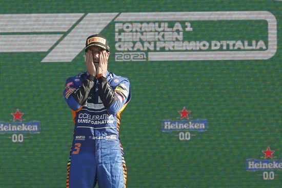 Winner Australian Formula One Driver Daniel Editorial Stock Photo ...