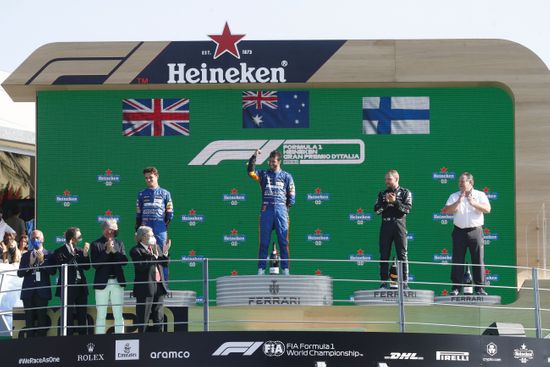 Winner Australian Formula One Driver Daniel Editorial Stock Photo ...