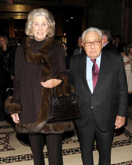 Nancy Kissinger Henry Kissinger Editorial Stock Photo - Stock Image ...