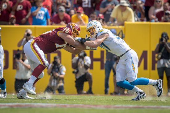 Los Angeles Chargers Defensive End Joey Editorial Stock Photo - Stock ...