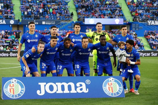 Getafe Team Group Lineup Getafe Football Editorial Stock Photo - Stock ...