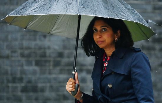 British Attorney General Suella Braverman Arrives Editorial Stock Photo ...