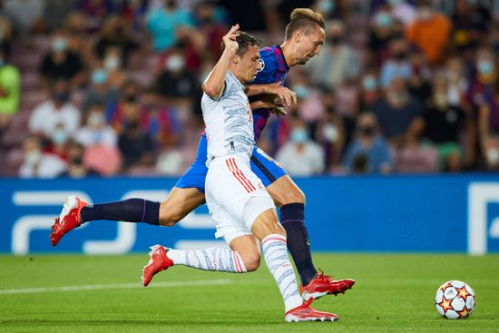 Fc Barcelonas Luuk De Jong Back Editorial Stock Photo - Stock Image ...