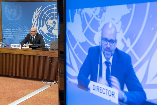 Robin Geiss Director United Nations Institute Editorial Stock Photo ...