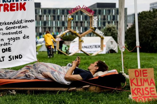 Hunger Striking Climate Activist Henning Jeschke Editorial Stock Photo ...