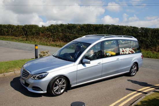 Funeral Cortege Arrives Llanelli Crematorium Editorial Stock Photo ...
