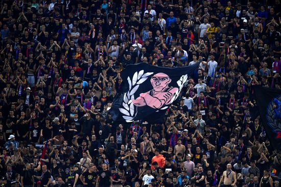 Fcsb Fans Action During Romania Liga Editorial Stock Photo - Stock ...