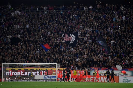 Fcsb Fans Action During Romania Liga Editorial Stock Photo - Stock ...