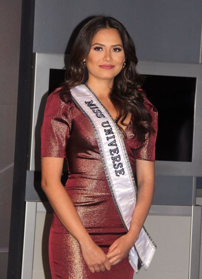 Reigning Miss Universe Andrea Meza Pictured Editorial Stock Photo ...