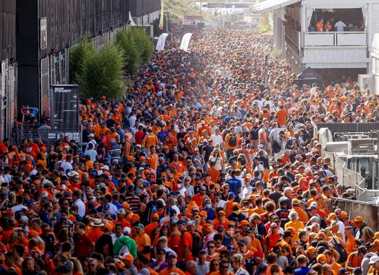 Crowds On Site Dutch Grand Prix Editorial Stock Photo - Stock Image ...