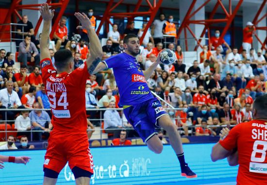 Kielces Branko Vujovic R Action Against Editorial Stock Photo - Stock ...