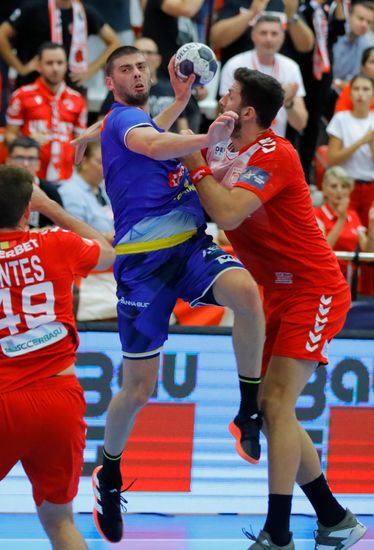 Kielces Branko Vujovic L Action Dinamos Editorial Stock Photo - Stock ...