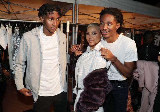 Diesel Braxtonlewis Toni Braxton Denim Cole Editorial Stock Photo ...