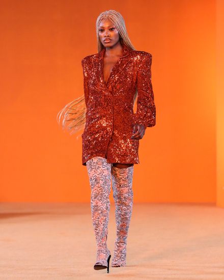 Model Maad Walks Runway Marcell Von Editorial Stock Photo - Stock Image ...