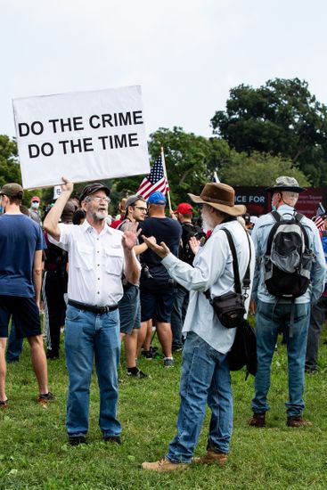 Man Holding Sign During J6 Rally Editorial Stock Photo - Stock Image ...
