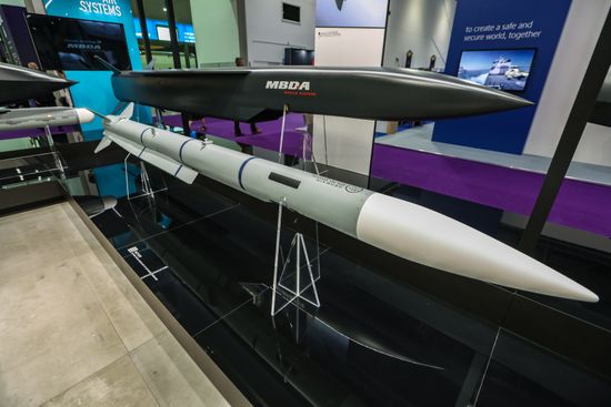 Mbda Stand Defence Security Equipment International Editorial Stock ...