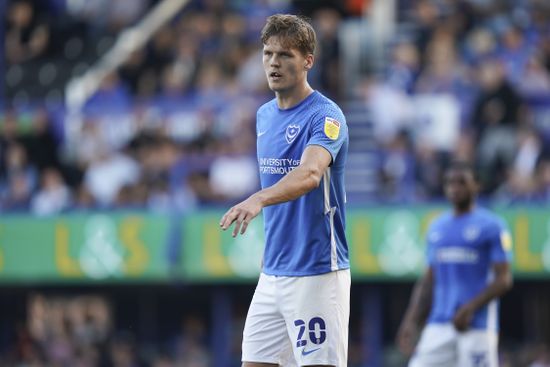 Portsmouth Defender Sean Raggett Gestures His Editorial Stock Photo ...