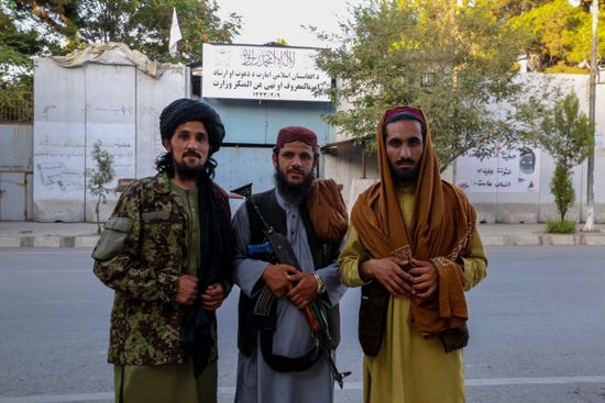 Taliban Forces Pose Photograph Front Building Editorial Stock Photo ...