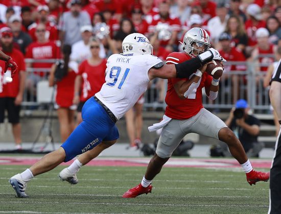 Tulsa Golden Hurricane Cullen Wick 91 Editorial Stock Photo - Stock ...
