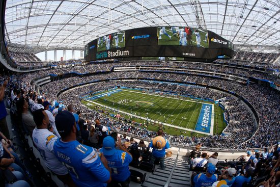 General View Sofi Stadium During Player Editorial Stock Photo - Stock ...