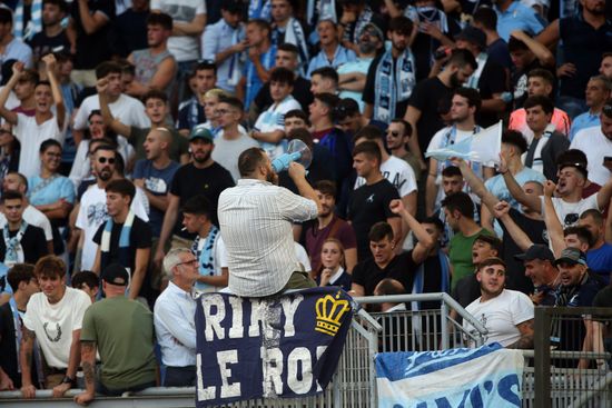 Lazio Fans On Stands During Serie Editorial Stock Photo - Stock Image ...