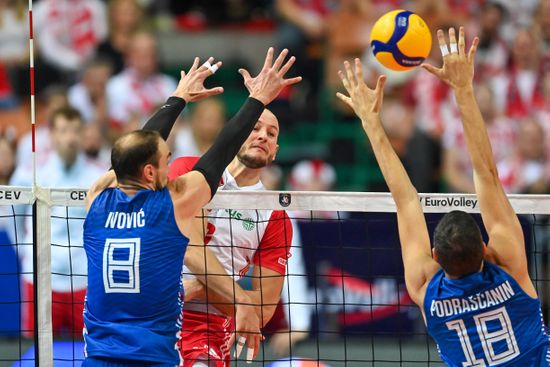Bartosz Kurek C Poland Spikes Ball Editorial Stock Photo - Stock Image ...