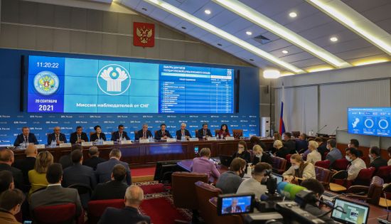 Members Sco Election Observation Mission Attend Editorial Stock Photo ...