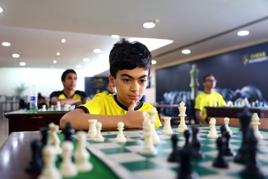 Adham Hossam Attends Chess Training Class Editorial Stock Photo - Stock ...