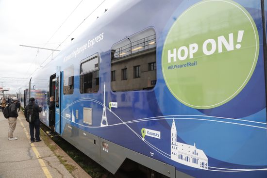 Connecting Europe Express Cee Baltic Train Editorial Stock Photo ...