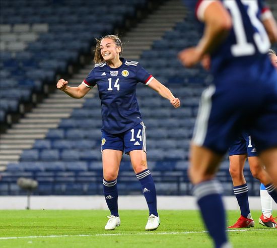 Chloe Arthur Scotland Celebrates After She Editorial Stock Photo ...