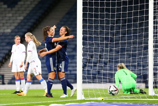 Chloe Arthur Scotland Celebrates After She Editorial Stock Photo ...