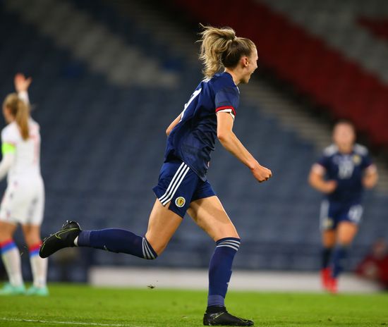 Jenna Clark Scotland Celebrates After She Editorial Stock Photo - Stock ...