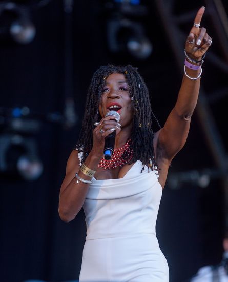Heather Small On Stage Lets Rock Editorial Stock Photo - Stock Image ...