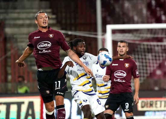 Adrien Tameze Hellas Verona During Serie Editorial Stock Photo - Stock ...