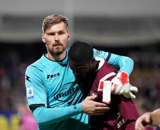 Vid Belec Us Salernitana During Serie Editorial Stock Photo - Stock ...