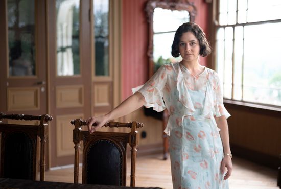 Asta Kamma August Photographed During Filming Editorial Stock Photo ...