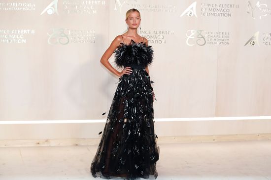 Norwegian Model Frida Aasen Attends Montecarlo Editorial Stock Photo ...