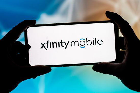 This Photo Illustration Xfinity Mobile Logo Editorial Stock Photo ...