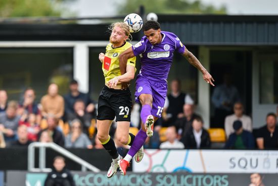 Luke Armstrong Harrogate Town Terence Vancooten Editorial Stock Photo ...